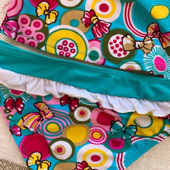 Floatimini | Swim | Floatimini Tankini Two Piece Bikini Candy Ruffle ...